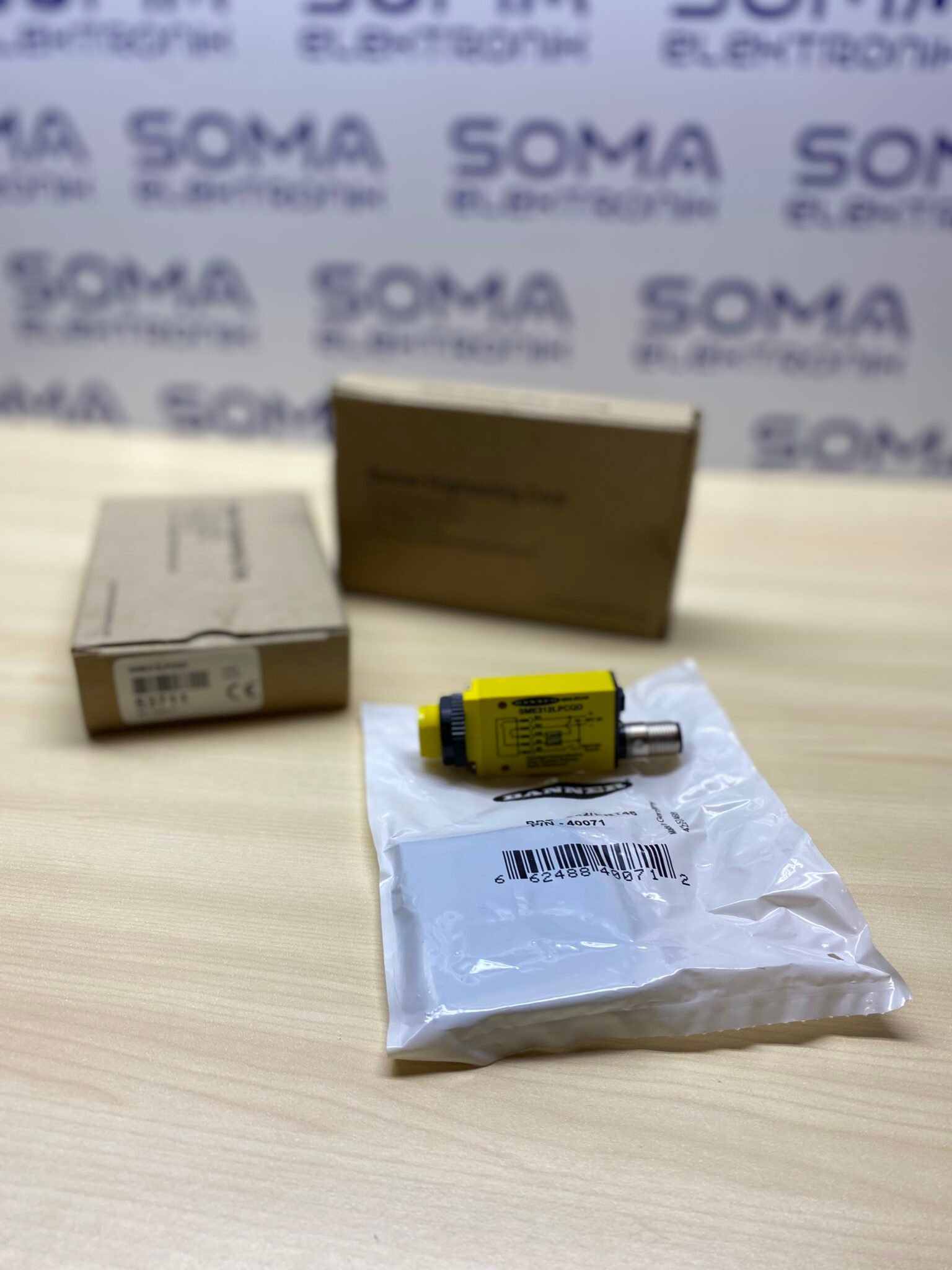 SME312LPCQD BANNER REFLEKTÖRLÜ SENSÖR – Soma Elektronik